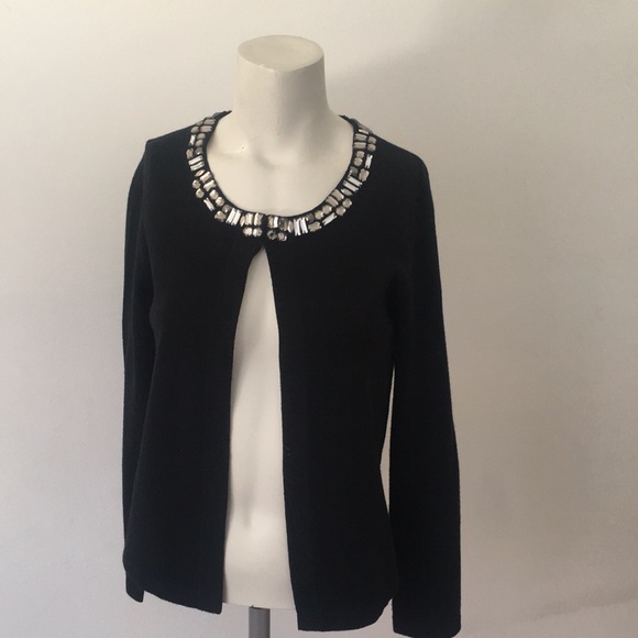 Banana Republic | Sweaters | 53banana Republic Jeweled Neck Cardigan ...
